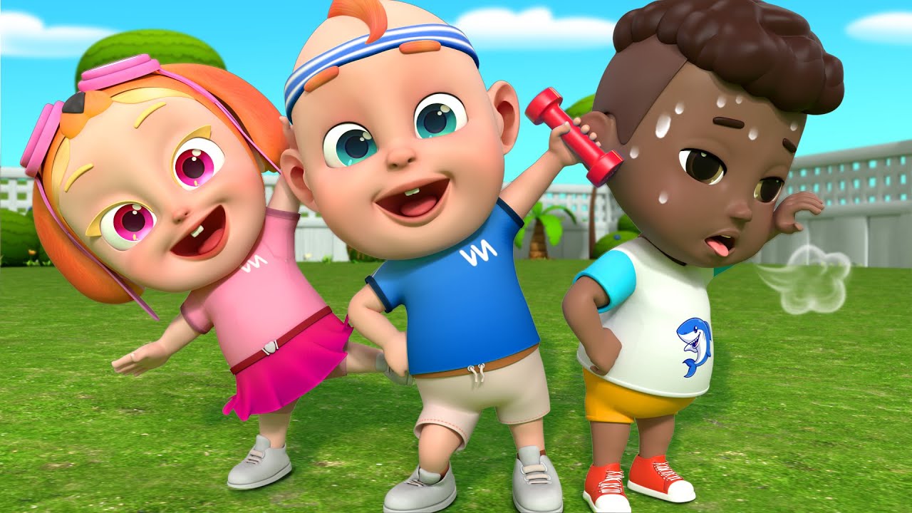 The Stretching and Exercise Song | Head, Shoulders, Knees & Toes | More ...