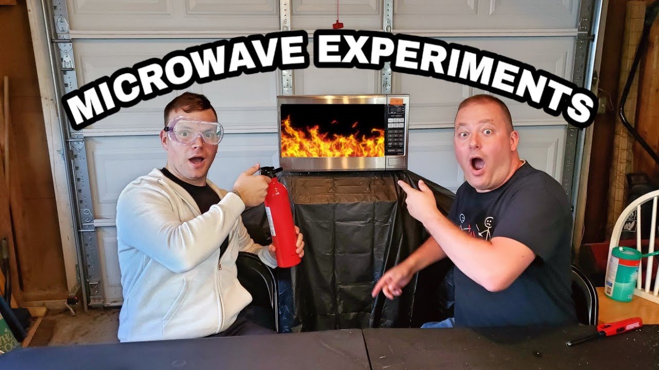 Putting Weird Things in a Microwave (Dangerous Experiments) - YouTube
