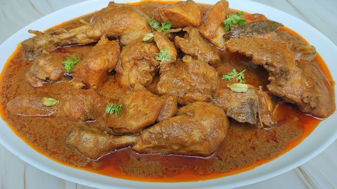 Shahi Chicken Korma Recipe | Degh Style Chicken Qorma by Ashus ...