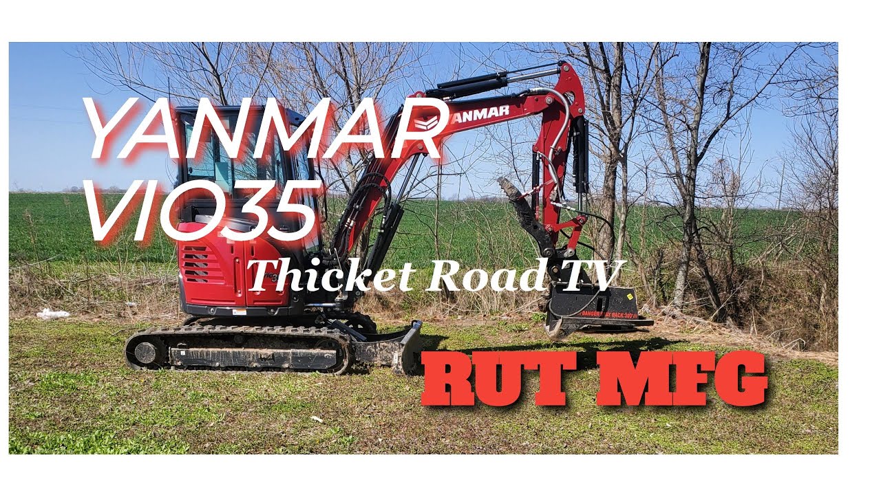 PART 2 Brush clearing with VIO35 RUNNING BRUSH ELIMINATOR FROM RUT MFG ...