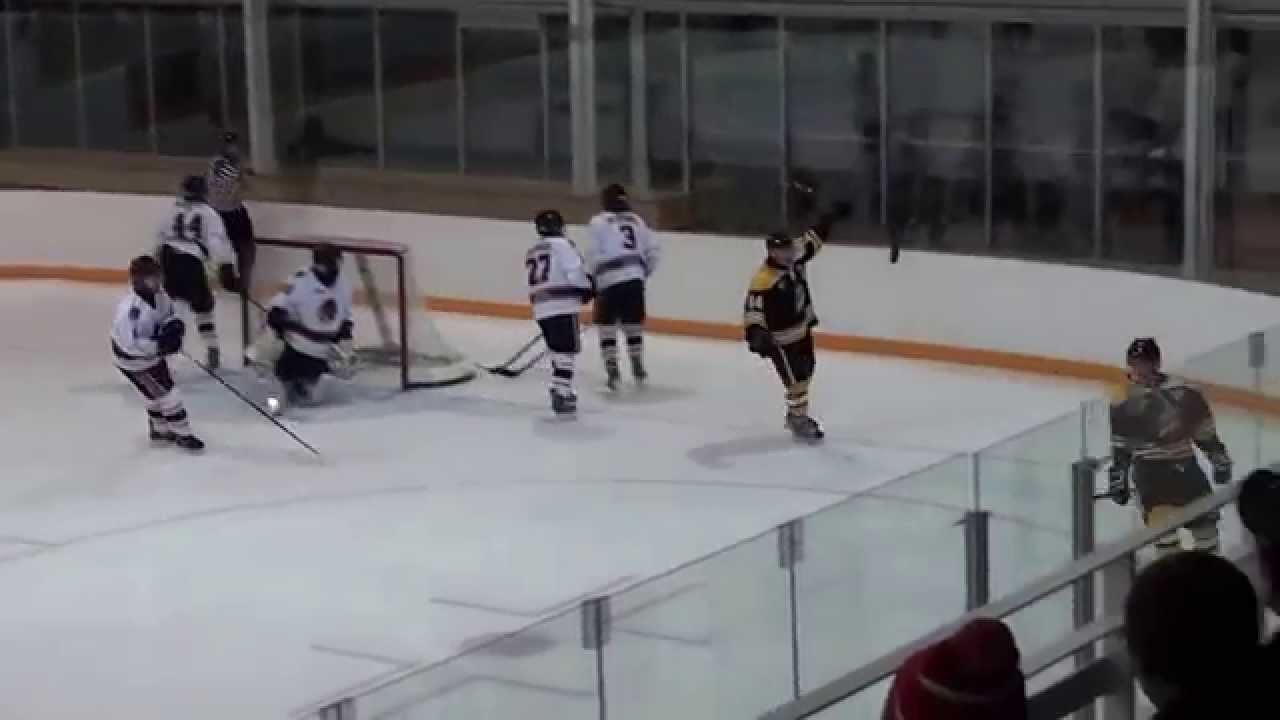 Dec.7/14 Daryl Thomson makes it 3-0 Bruins. - YouTube