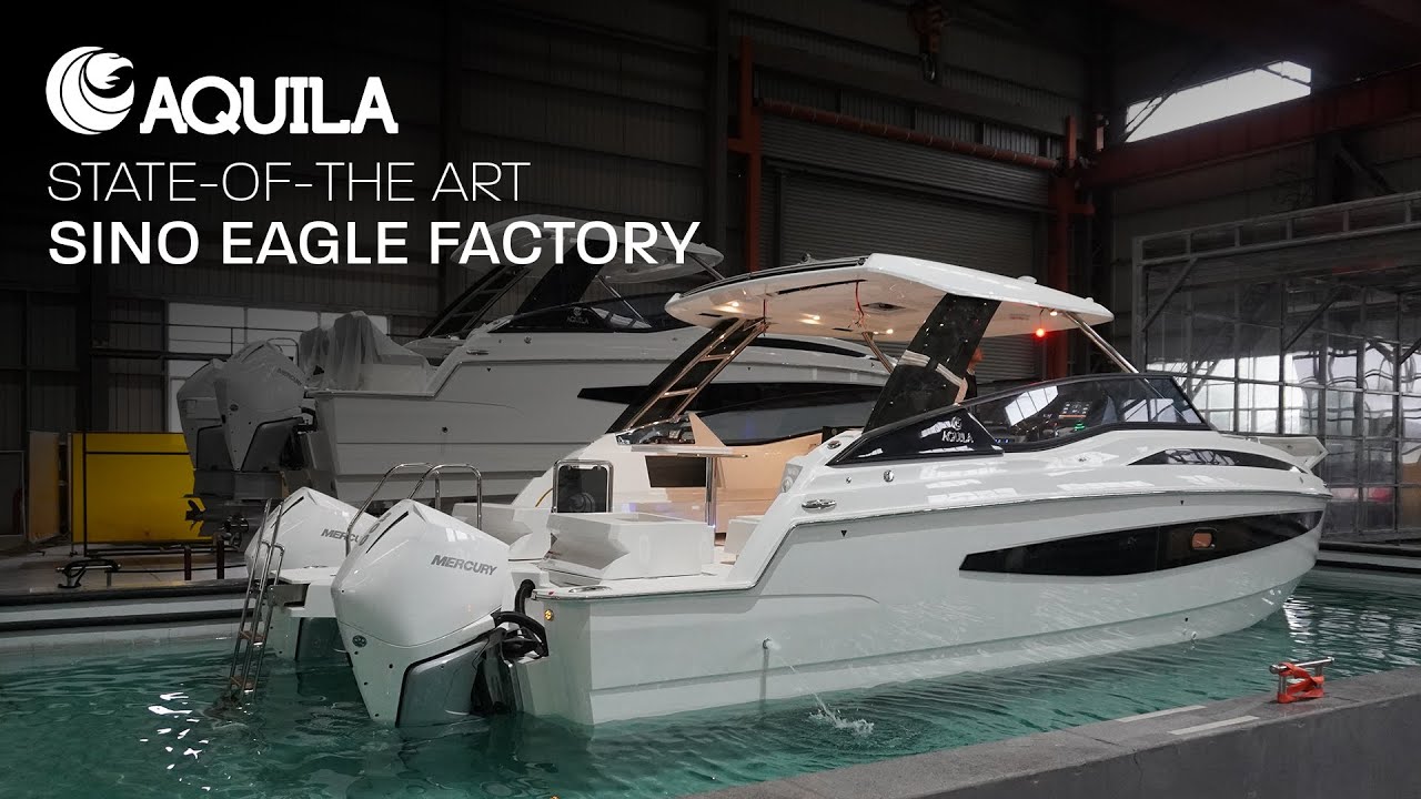 State-Of-The-Art | Sino Eagle Factory | Aquila Power Catamarans - YouTube