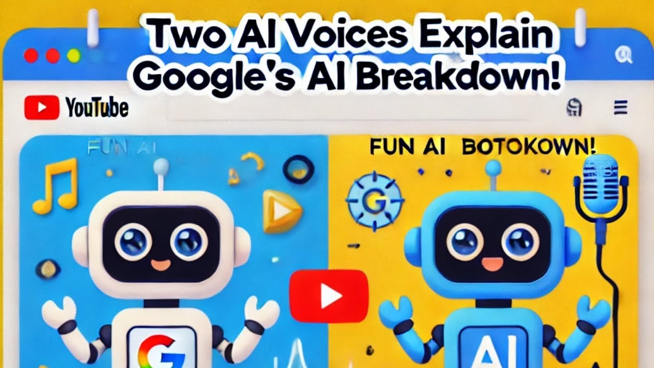 Two AI Voices Introduce Google’s NotebookLM | Fun AI Agents Explaining ...