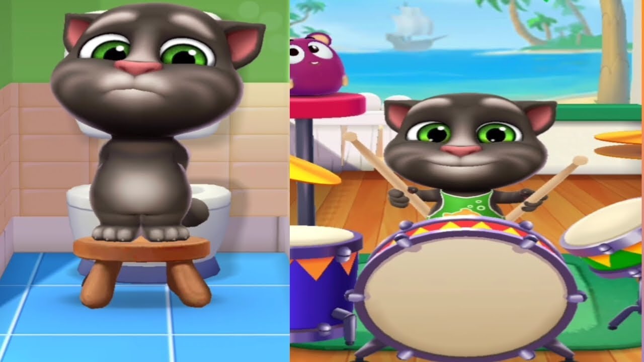 All talking Tom shorts hyper mrathon video/talking Tom 2 shorts video ...