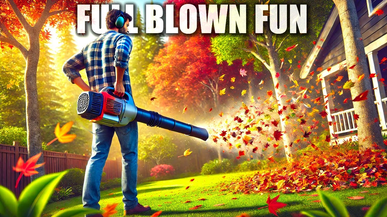 Day 1 in This NEW Sim That Will Blow You Away - Leaf Blower Co - YouTube