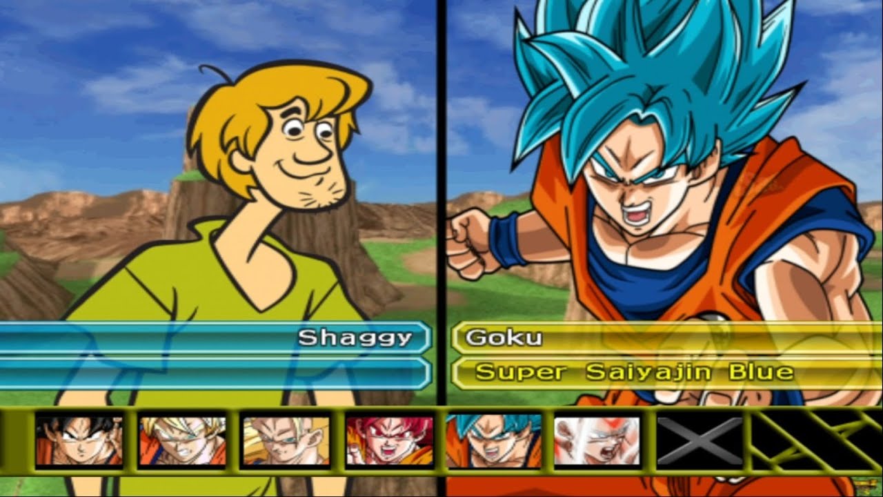 SHAGGY VS GOKU/Dragon Ball Budokai Tenkaichi ISO CROSSOVERS - YouTube
