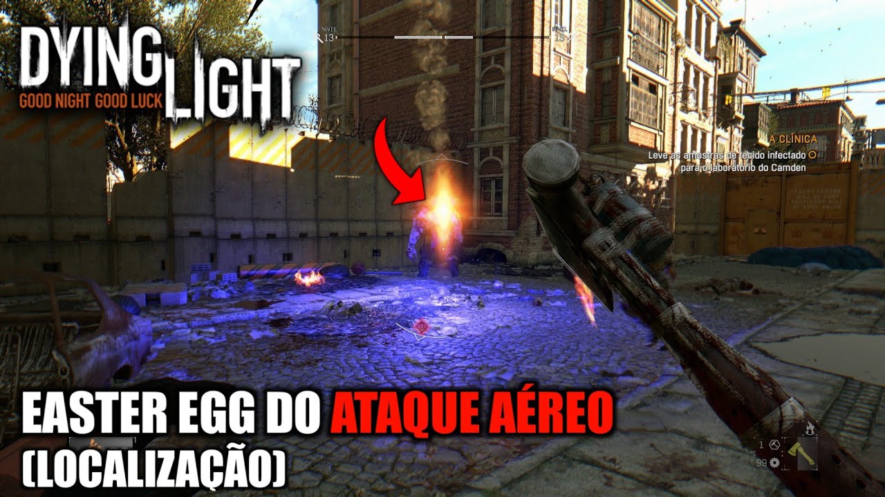 Dying Light Easter Egg Ataque Aereo (Localização) - YouTube