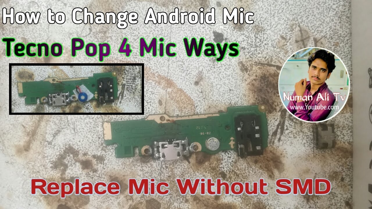 Tecno Pop 4 Mic Ways || Tecno Pop 4 Mic Jumper Solution ||Change mic ...