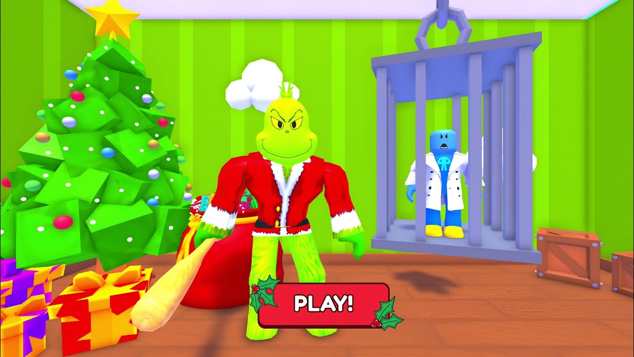 TEAM GRINCH ESCAPE! TEAMWORK OBBY ROBLOX - YouTube