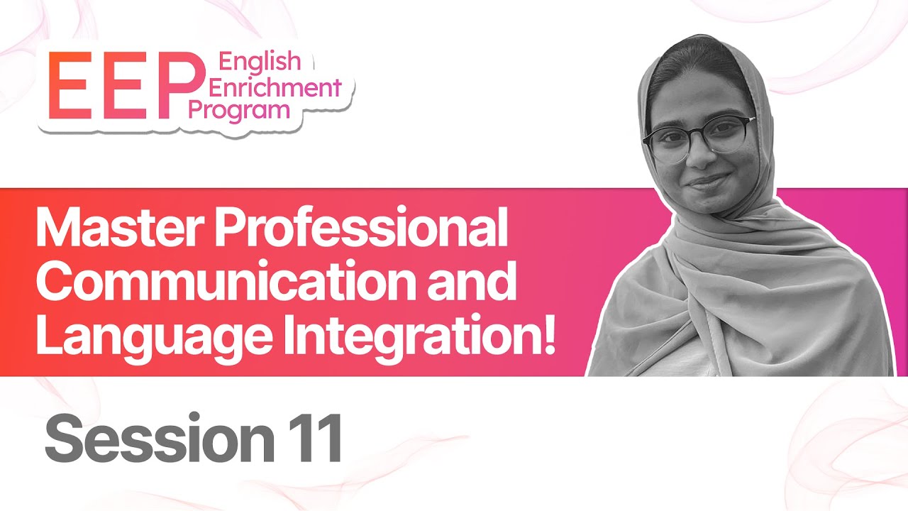 Session 11 I Master Professional Communication and Language Integration ...