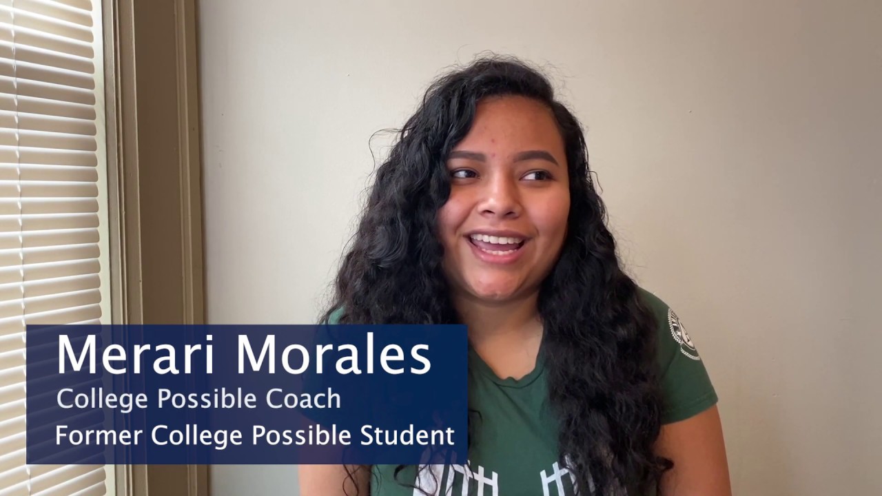 Meet Merari Morales: College Possible Milwaukee Coach - YouTube