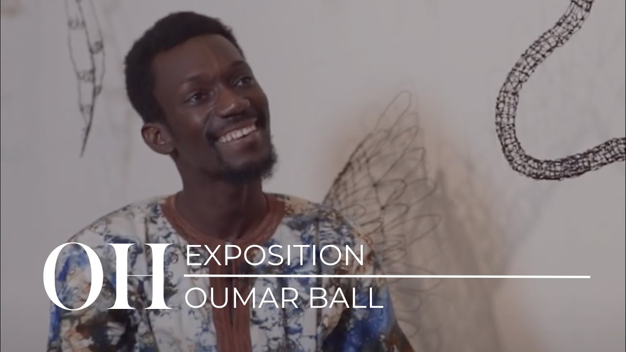Interview Oumar Ball, exposition "Weeyo" - YouTube