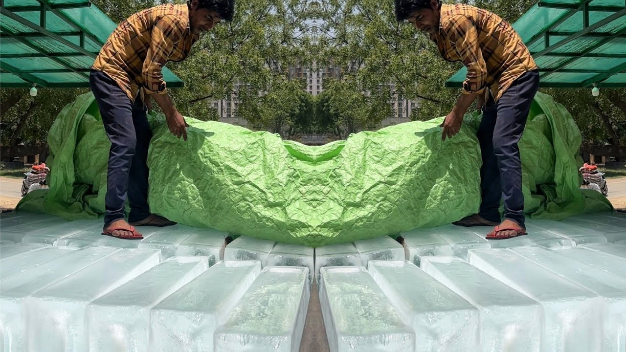 Biggest Ice Factory of India😱😱 देखिए बर्फ़ की सिल्ली कैसे तैयार होती है ...