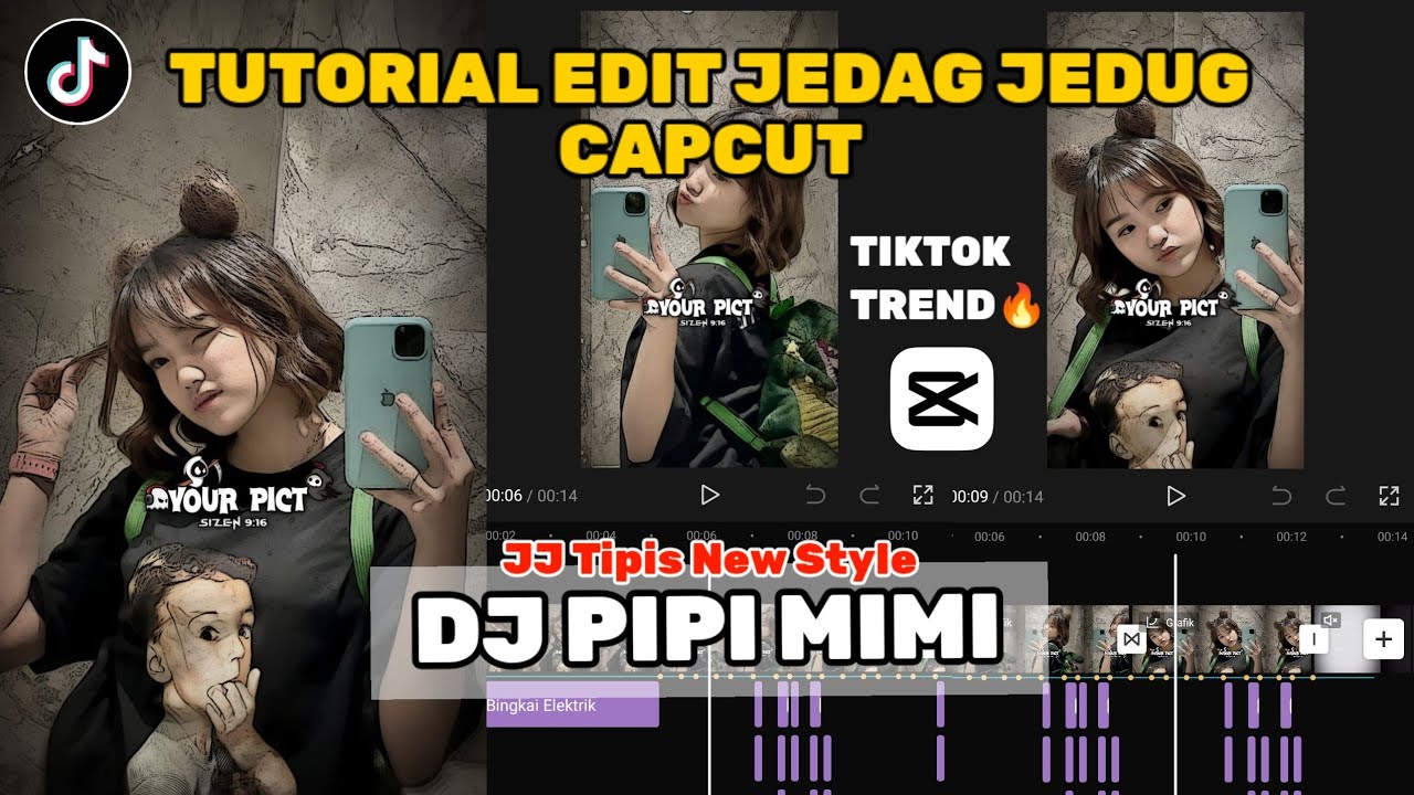 Tutorial Edit Jedag Jedug Capcut DJ PIPI MIMI || Jj New Style - YouTube