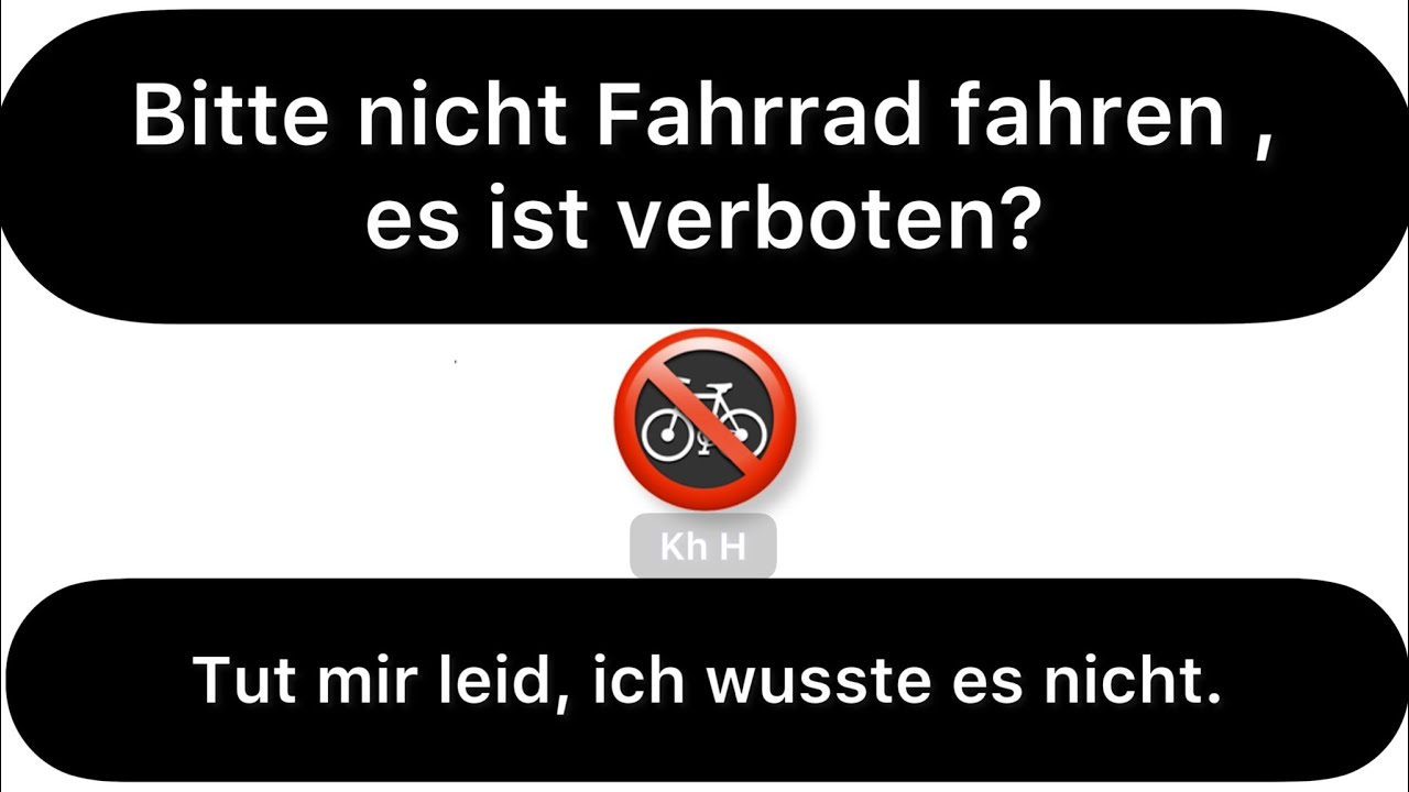 Sprechen A1 Teil 3 Verboten - YouTube