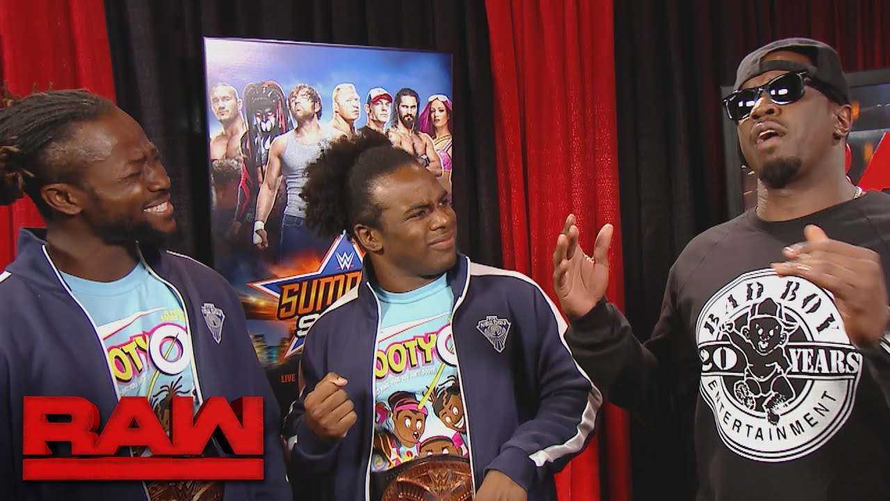 Puff Daddy meets The New Day: Raw, Aug. 8, 2016 - YouTube