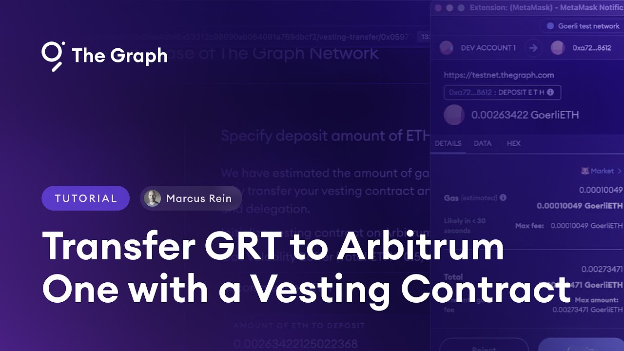 How to Transfer GRT to Arbitrum One With a Partially Vested Contract ...