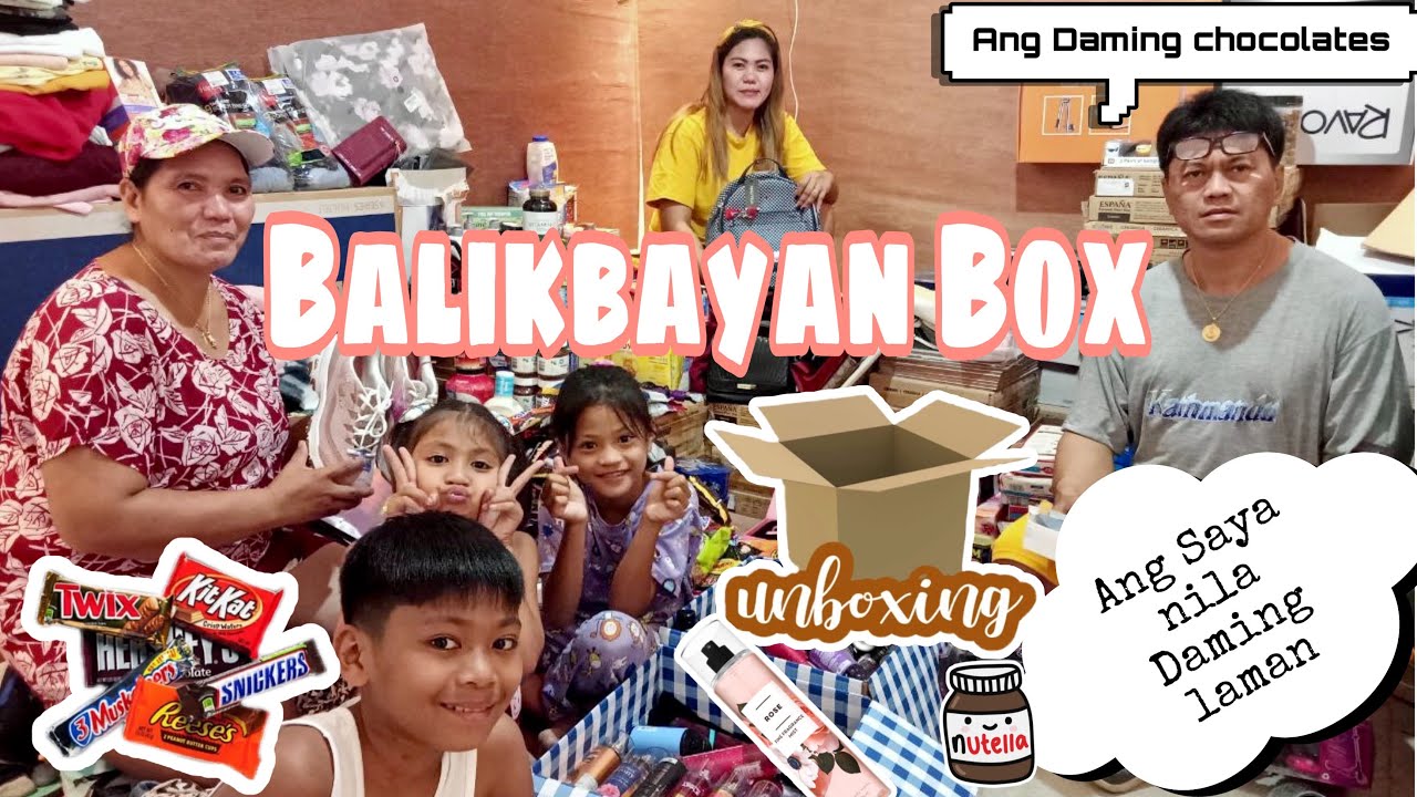 UNBOXING BALIKBAYAN BOX | MAAGANG PAMASKO | USA TO PINAS | BALIKBAYAN ...