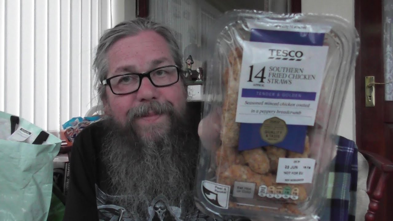 Tesco Southern fried Chicken straws - YouTube