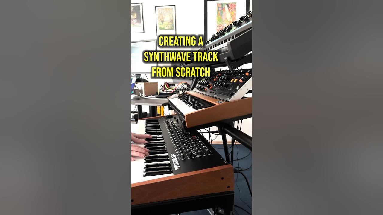 Creating a synthwave track from scratch #synthwave #retrowave # ...