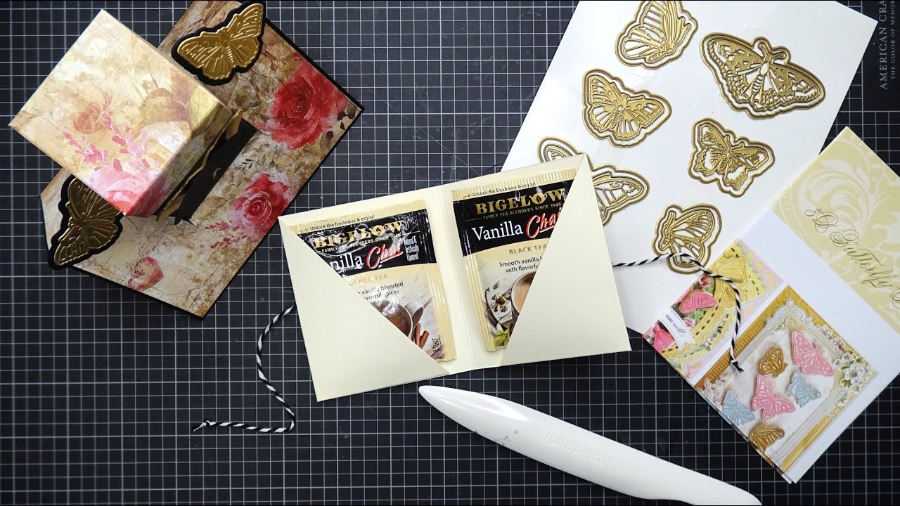 Start from Stash: Gift Tea Holder Tutorial! Made from Scraps of Paper ...