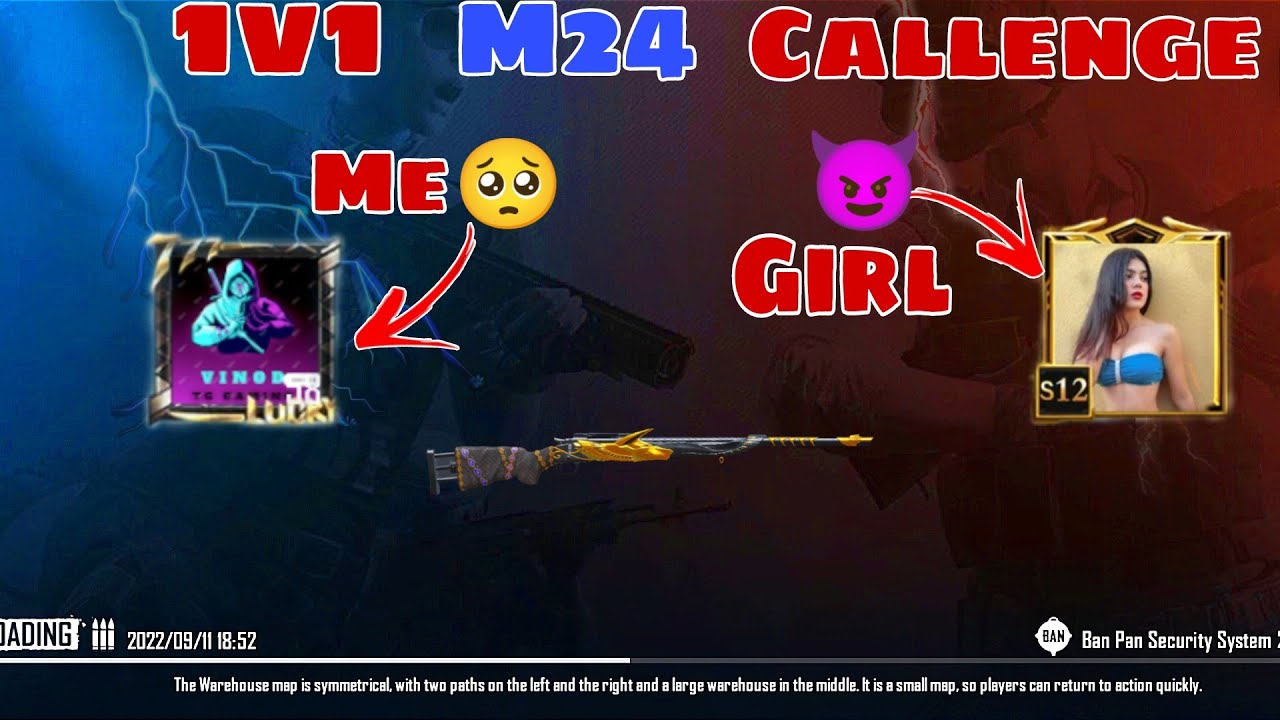 😱 1 GIRL CONQUEROR PRO PLAYER CHALLENGED ME 😈//SAMSUNG A1,A2,A3,A4,J2 ...