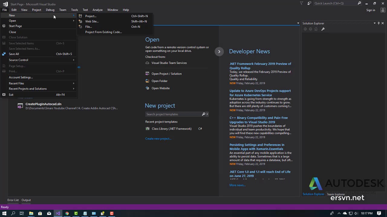 Lập trình Revit API - Bài 04: Tạo Project trong Visual Studio - YouTube