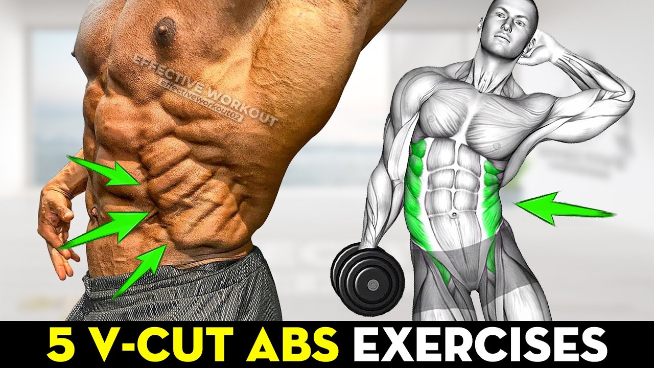 V-Cut Abs Workout (Best 5 Oblique Exercise) - YouTube
