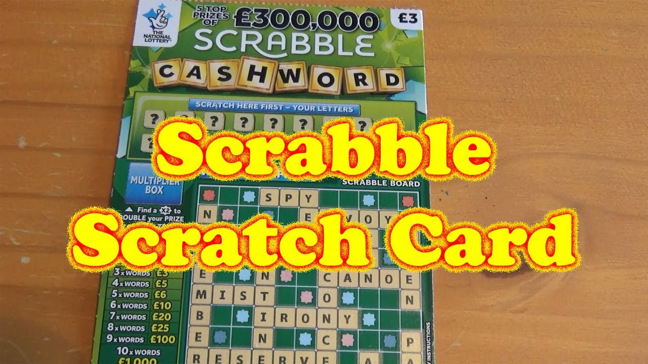 Scrabble Scratch Card - YouTube