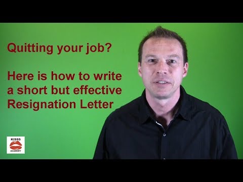 Quitting Your Job? How to Write a Resignation Letter