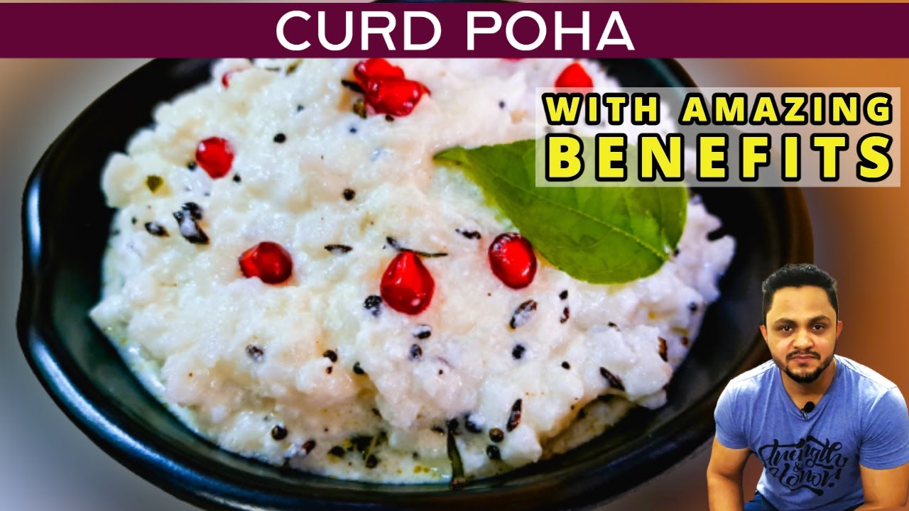Curd Poha Recipe | Amazing Dahi Poha | Easy and Instant Recipe - YouTube