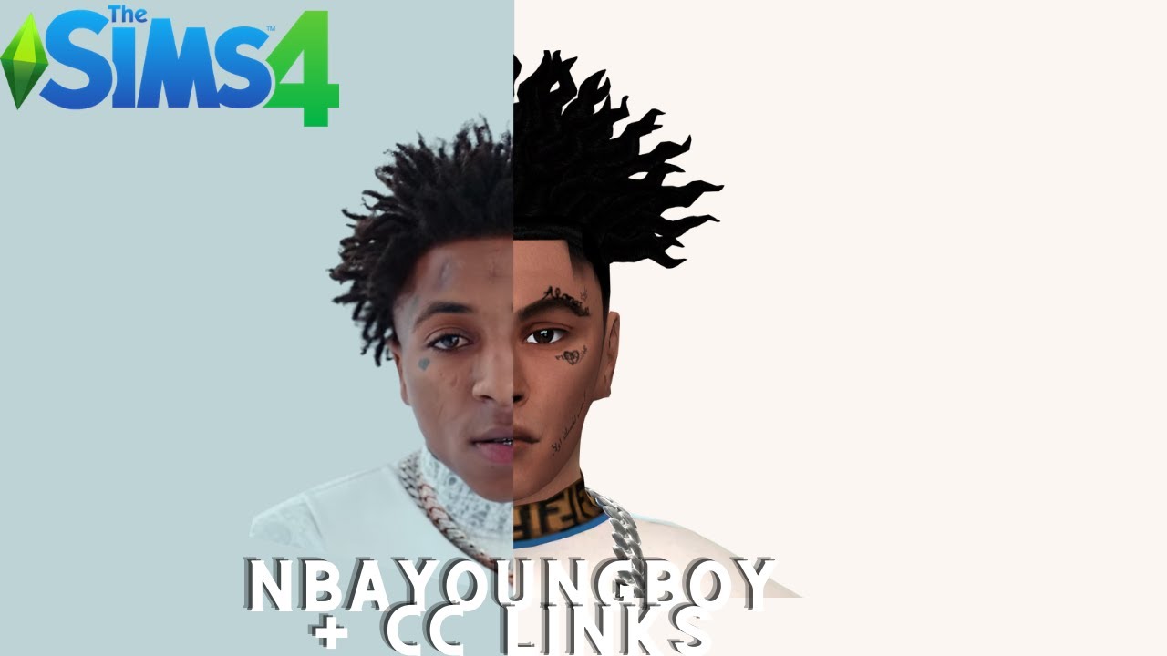 NBA YoungBoy but it's the Sims 4 | CAS + CC Links - YouTube