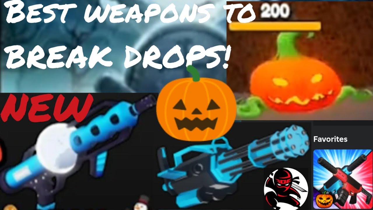 Best weapons to break drops in flag wars! | Roblox flag wars - YouTube