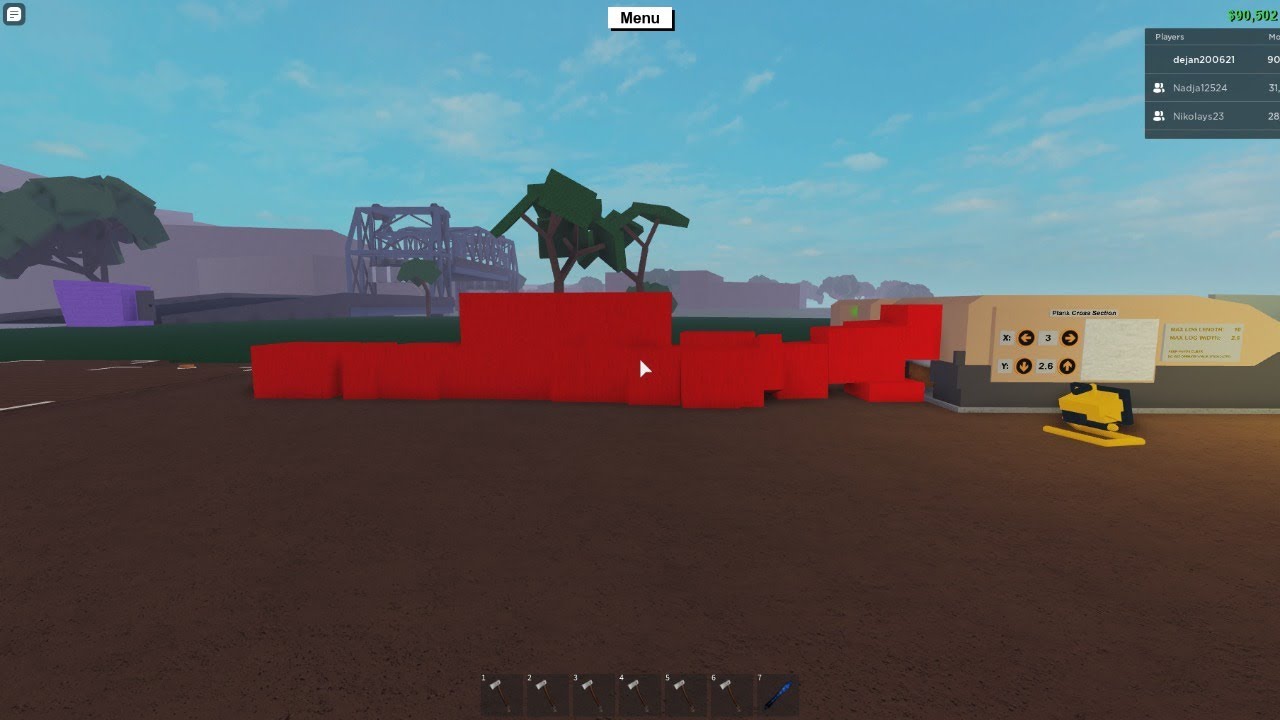 Lumber Tycoon 2-I broke my slot.I am using hack to get to the old ...