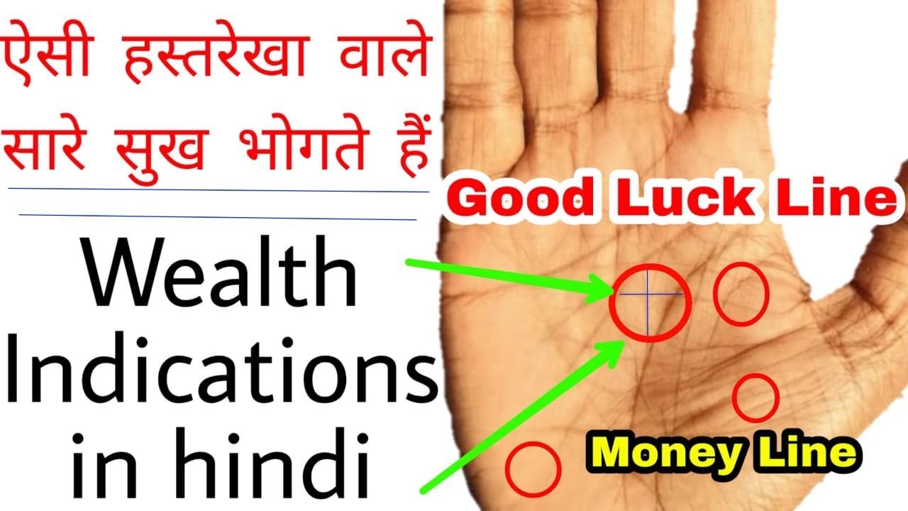 ऐसी हस्तरेखा वाले सारे सुख भोगते है - good luck line , money line ...