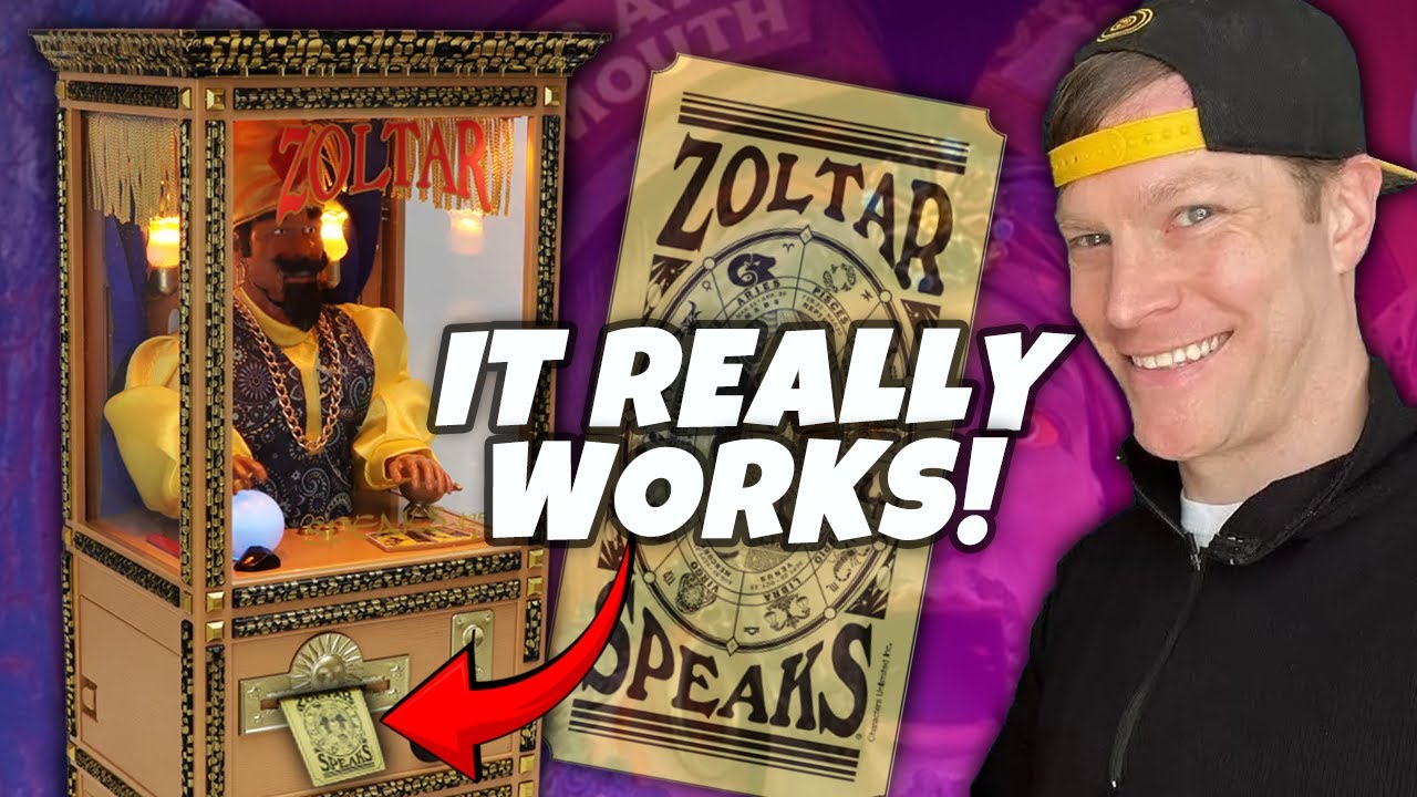 This Not So BIG Zoltar Fortune Teller Machine Was Less Than $100! - YouTube
