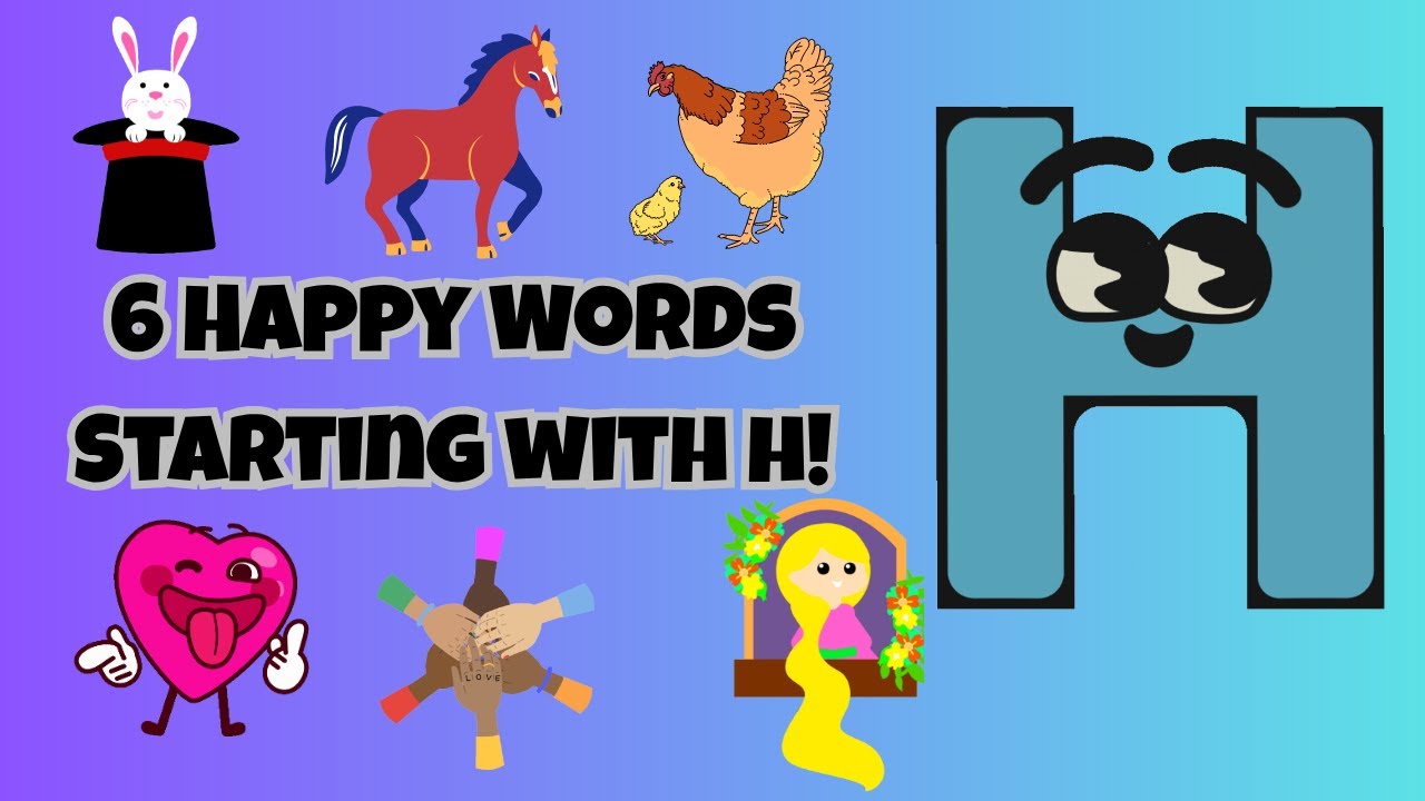 Alphabet Spotlight Letter H - YouTube