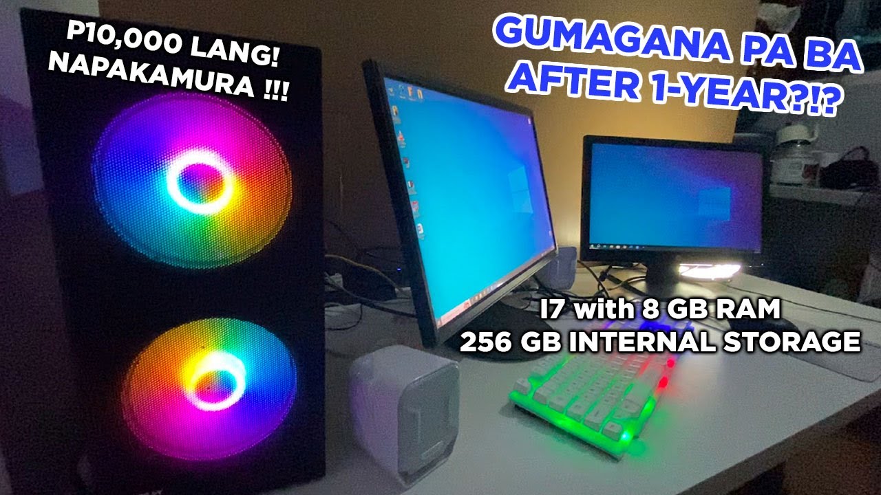 MURANG DESKTOP COMPUTER SA SHOPEE | Review after 1-year - YouTube