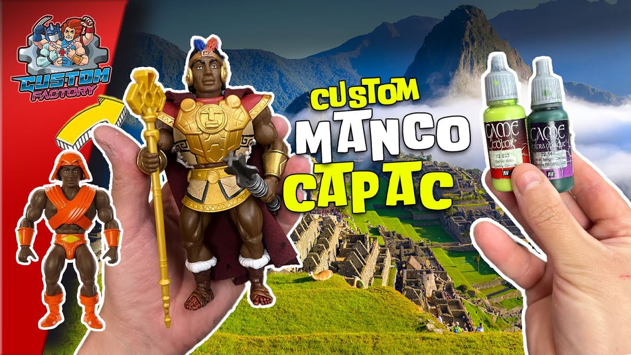 257 - Custom Manco Capac Lord Of Incas, repaint, tutorial, diy - YouTube