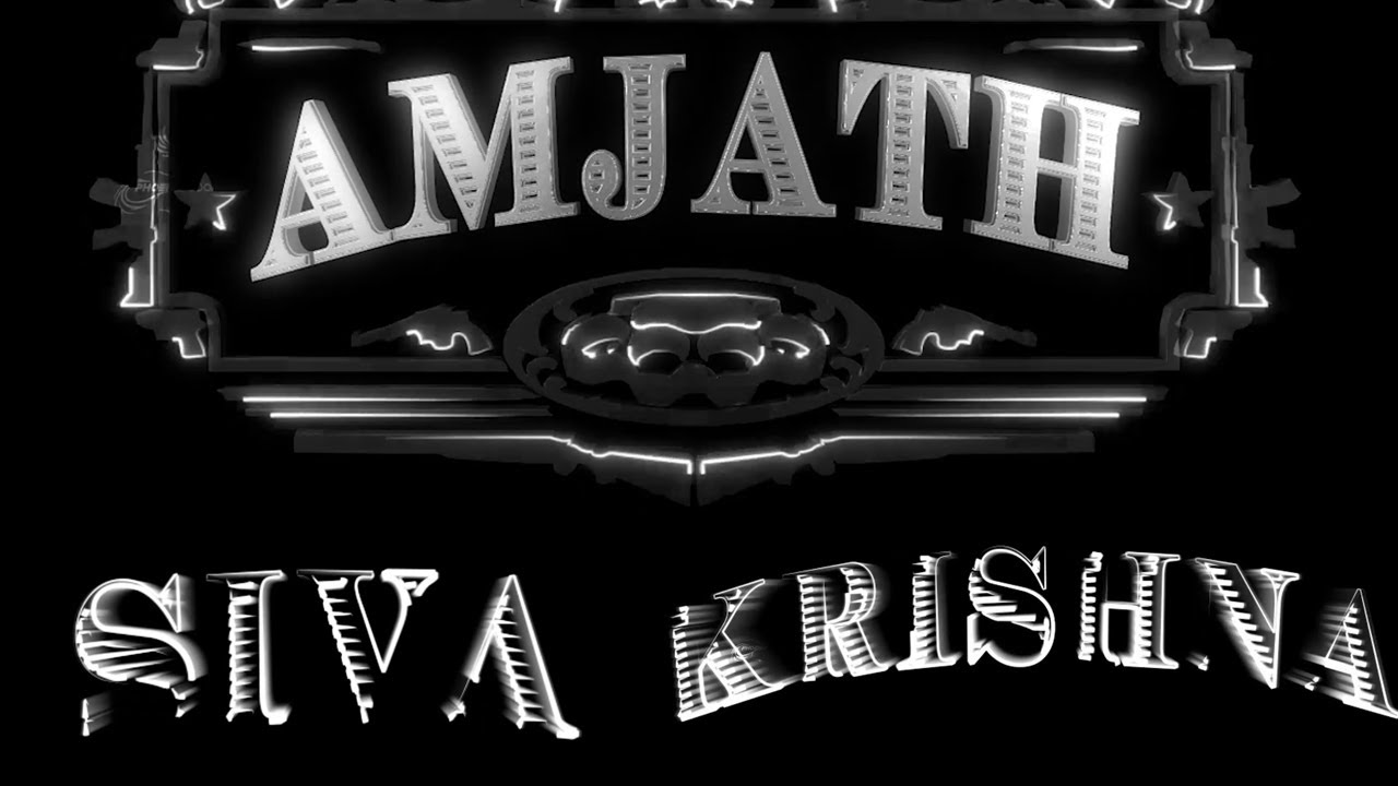 Vikram font Title Card | 30 names | Phoenix Look - YouTube