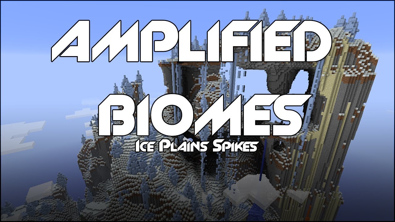 Minecraft Amplified Biomes :: Ice Plains Spikes - VLSI - YouTube