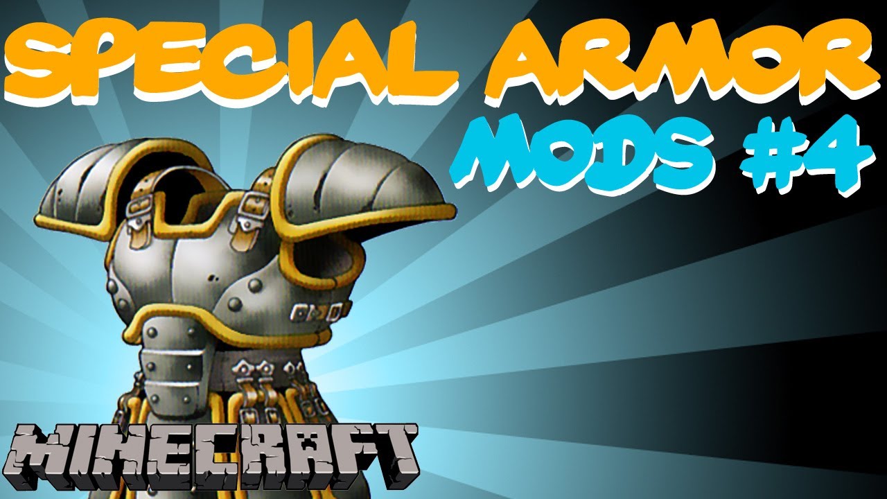 Minecraft Mod #4: Armaduras Especiais!! - YouTube