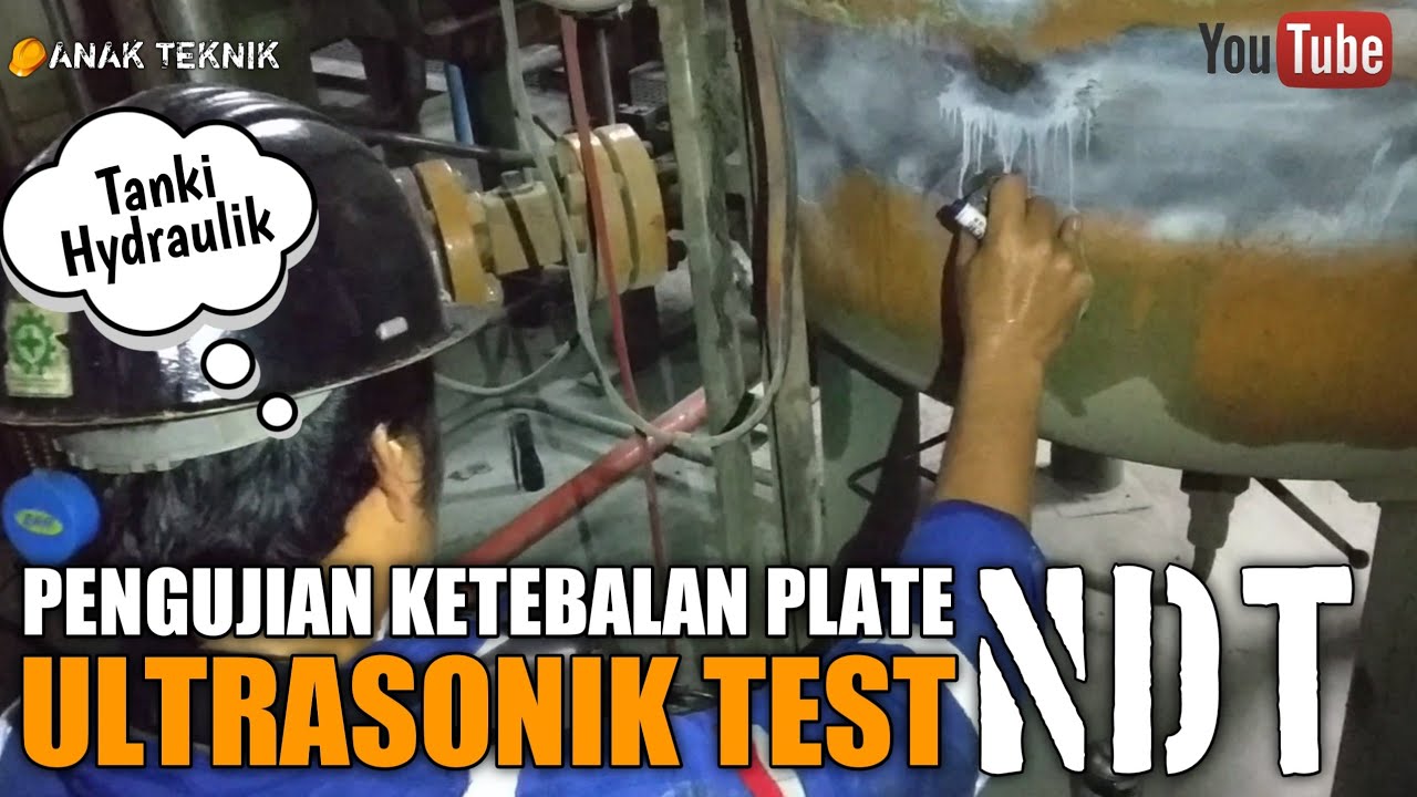 PENGUJIAN KETEBALAN PLAT - ULTRASONIK TEST | ANAK TEKNIK - YouTube