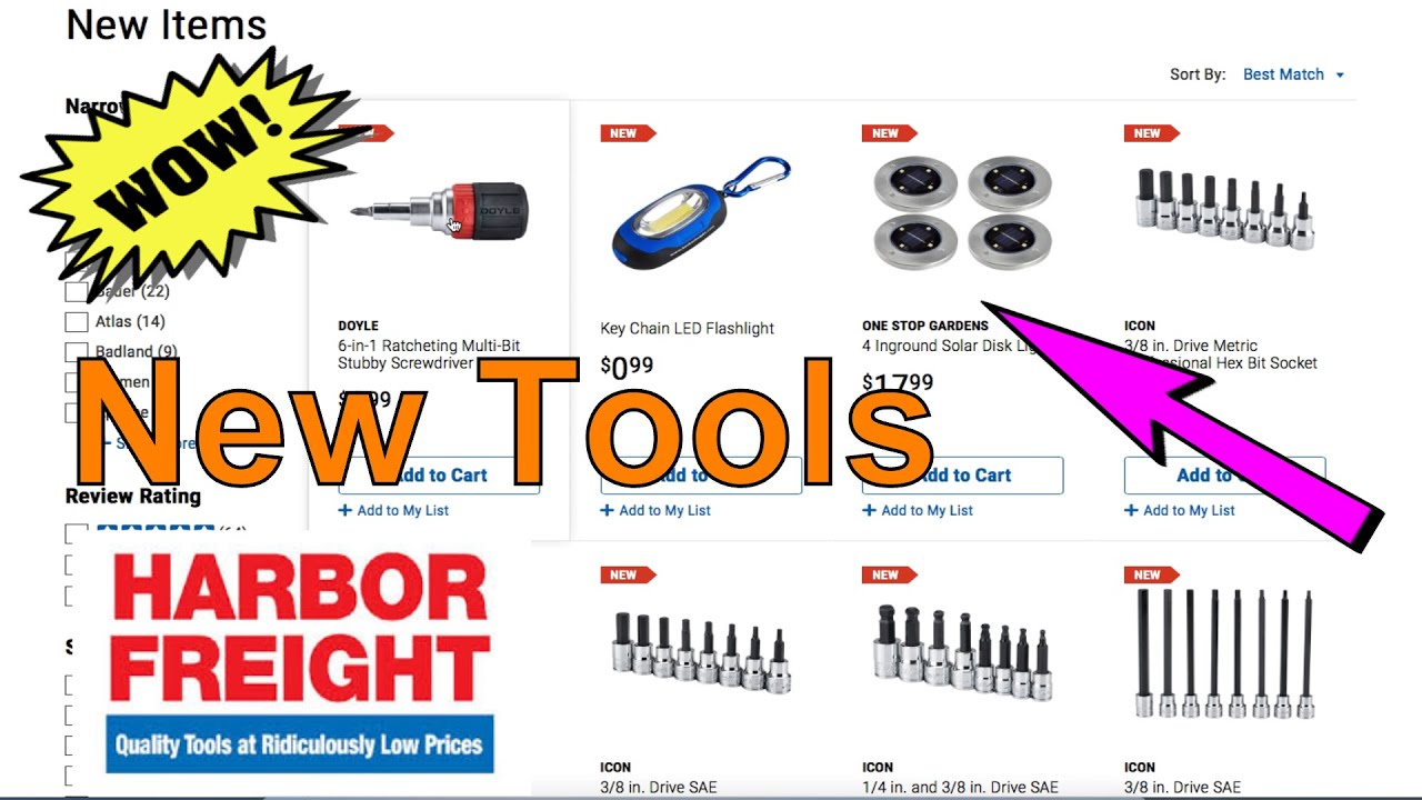 New Tools ICON-DOYLE @Harbor Freight - YouTube