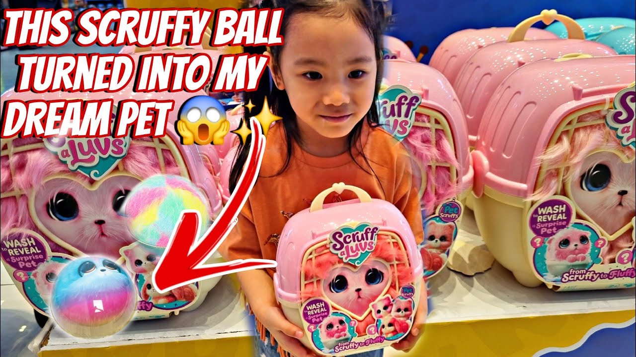 This Scruffy Ball Turned Into My DREAM Pet 😱 #ScruffALuvs #ToyUnboxing ...