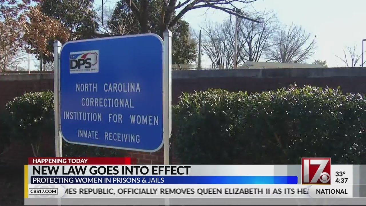 New NC law protecting women in prison, jails goes into effect Wednesday ...