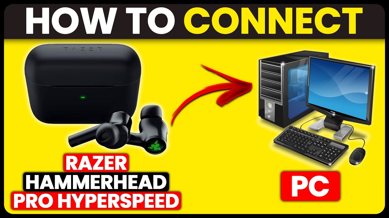 How To Connect Razer Hammerhead Pro HyperSpeed To PC (Pair Razer ...