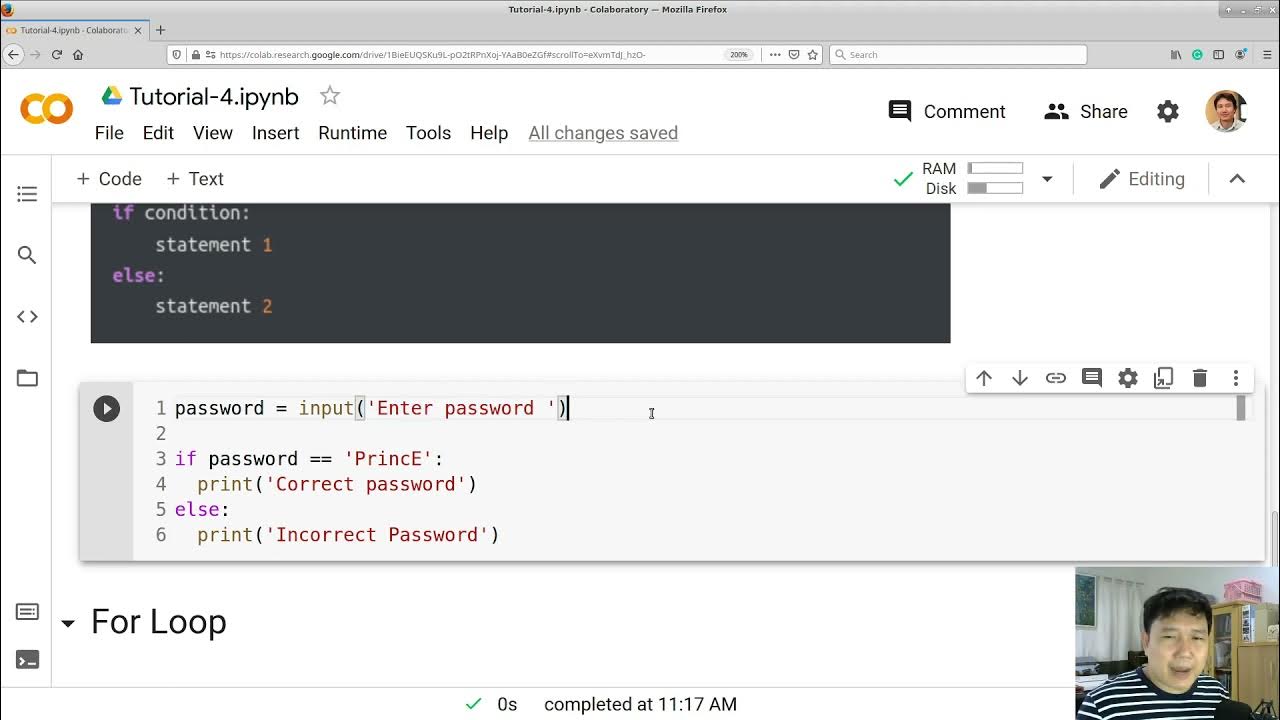 Python Programming - if-else, for, while - YouTube