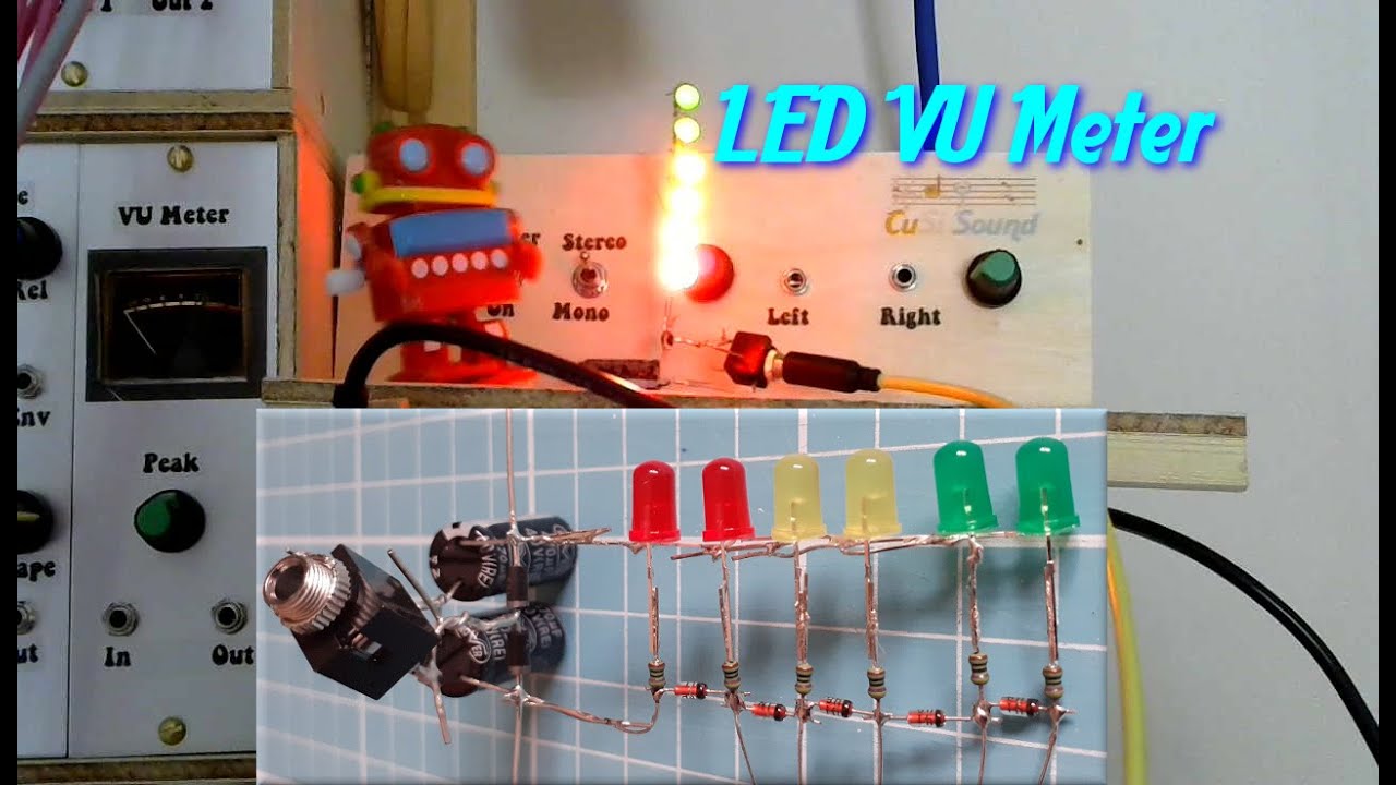 LED VU Meter - YouTube
