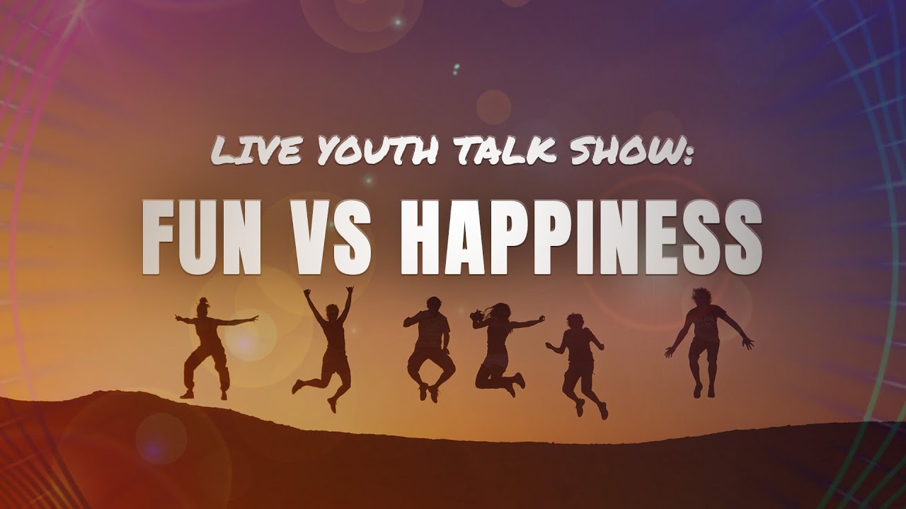 Live Youth Talk Show | Fun vs Happiness - 29 March 2023 - YouTube